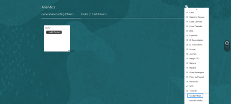 Unlocking Insights Creating Infolets With Reports And Analytics In Oracle Fusion Application